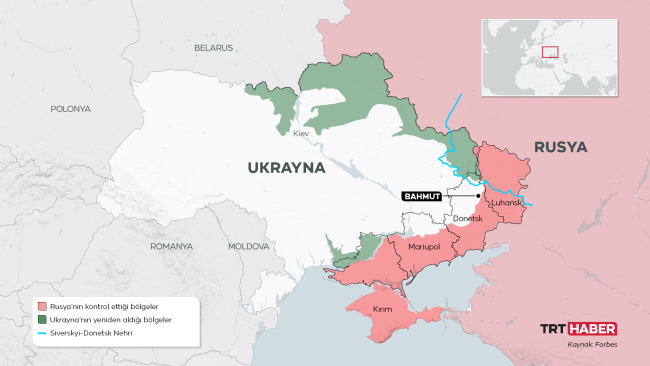 Rusya ile Ukrayna arasında baharın ilk düğümü: Bahmut - Son Dakika ...