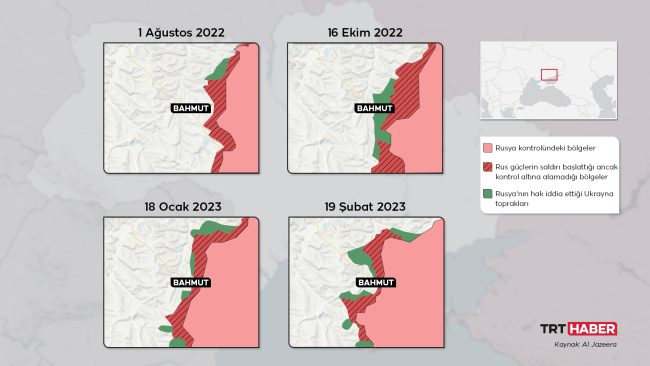 Rusya ile Ukrayna arasında baharın ilk düğümü: Bahmut - Son Dakika ...