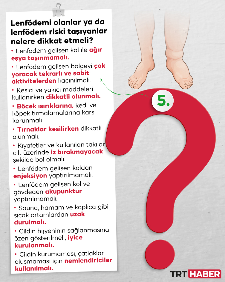 Lenfödem tedavi sonrası da dikkat gerektiren bir hastalık - Son Dakika ...